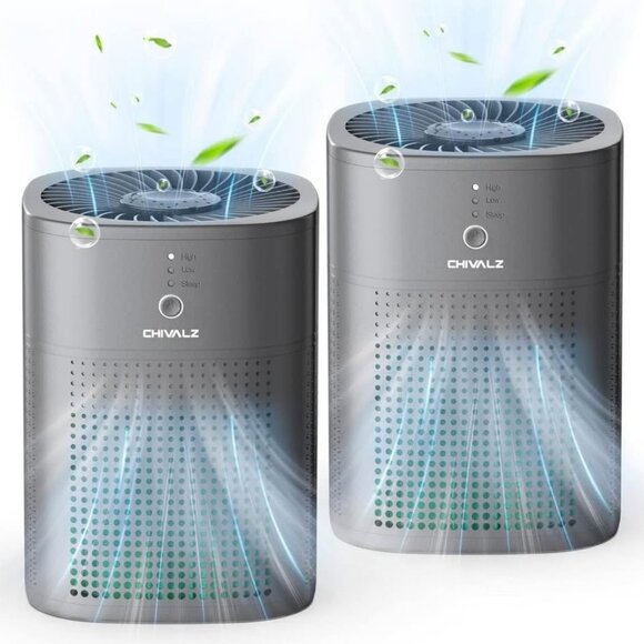 Bedding | New 2 Pack Air Purifiers With 24db Sleep Mode True Hepa ...